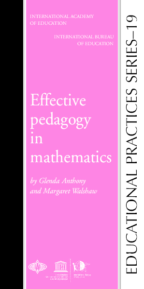 (PDF) Effective pedagogy in mathematics
