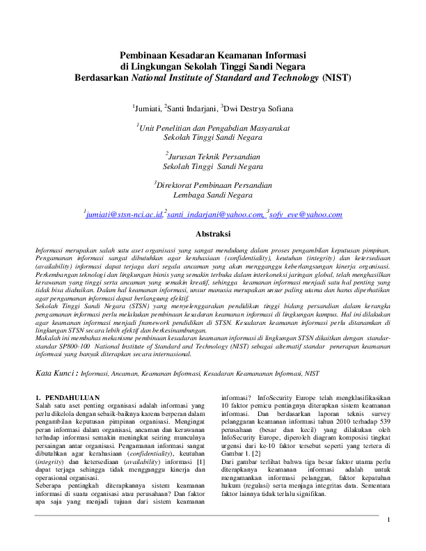 Pembinaan Kesadaran Keamanan Informasi