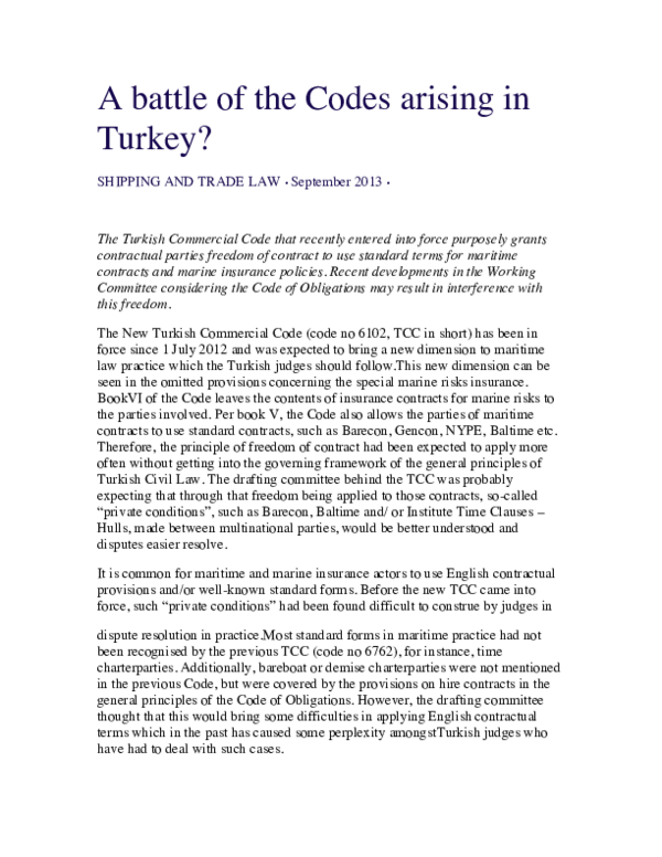 (PDF) A Battle of Codes in Turkey