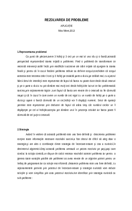 (DOC) Problem solving