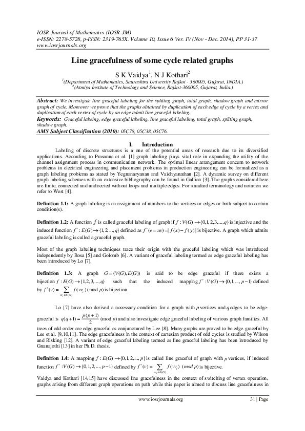 (PDF) Strongly Multiplicative Labeling of Some Path Related Graphs ...