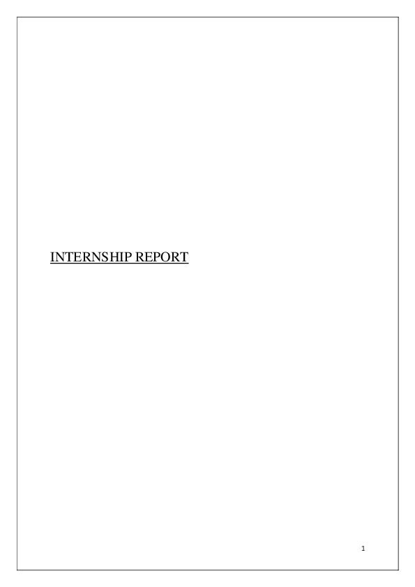 (PDF) internship report of my second year internship