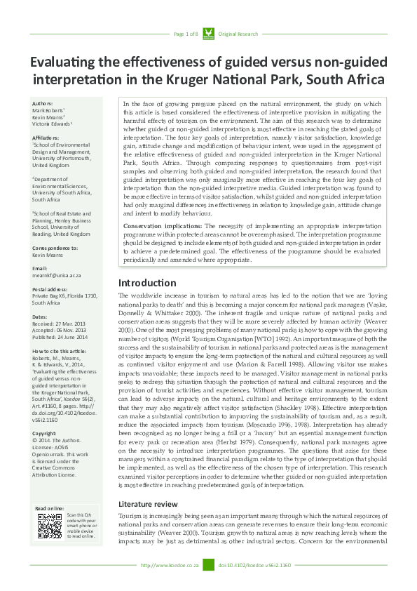 (PDF) Evaluating the effectiveness of guided versus non-guided ...