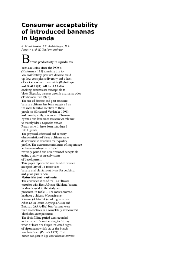 (DOC) Consumer acceptability