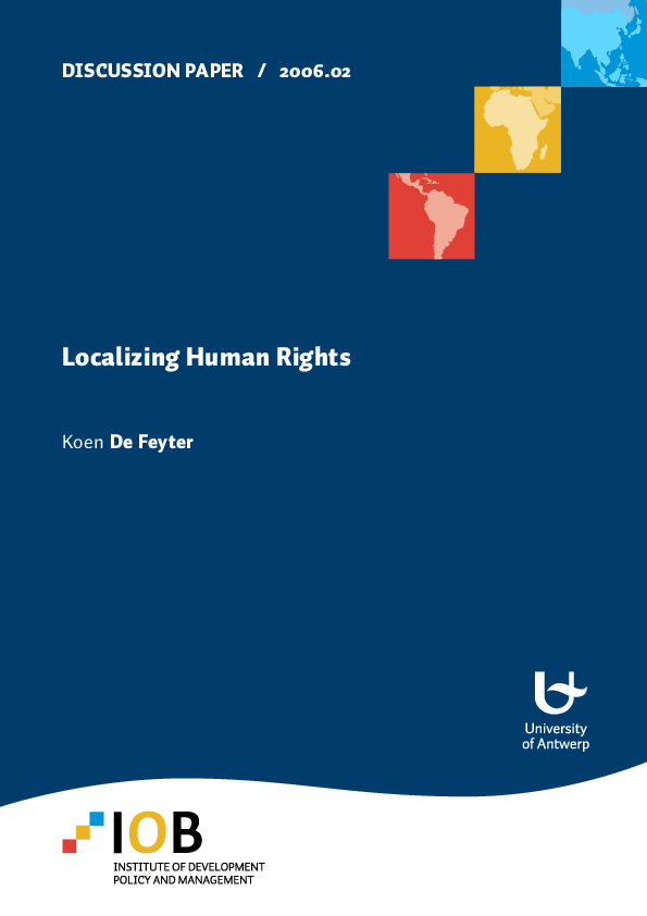 Pdf Localizing Human Rights