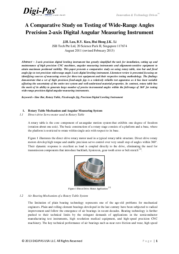 (PDF) Innovation & Technology Driven A Comparative Study on Testing of ...