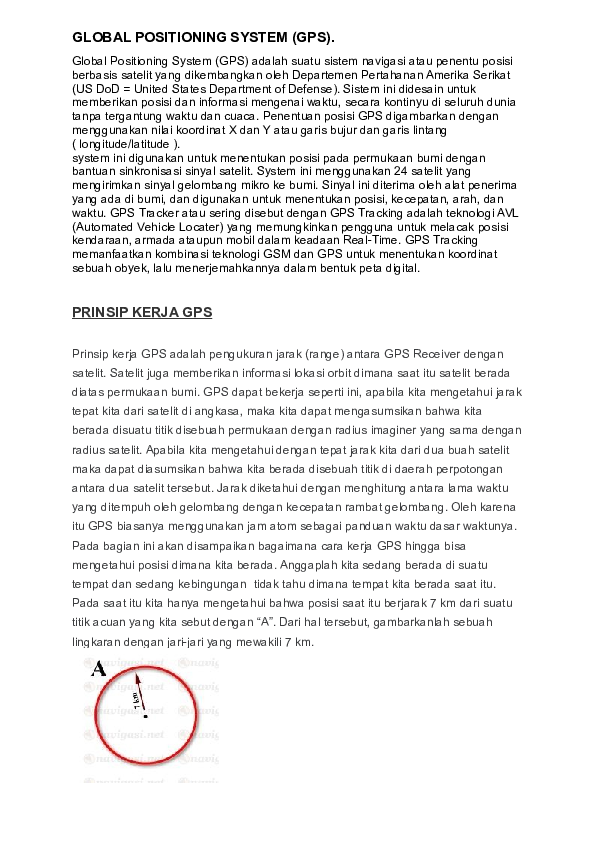 (DOC) GLOBAL POSITIONING SYSTEM (GPS)