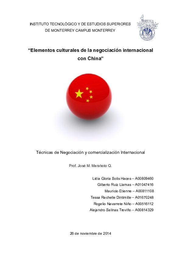 (DOC) Proyecto Final China