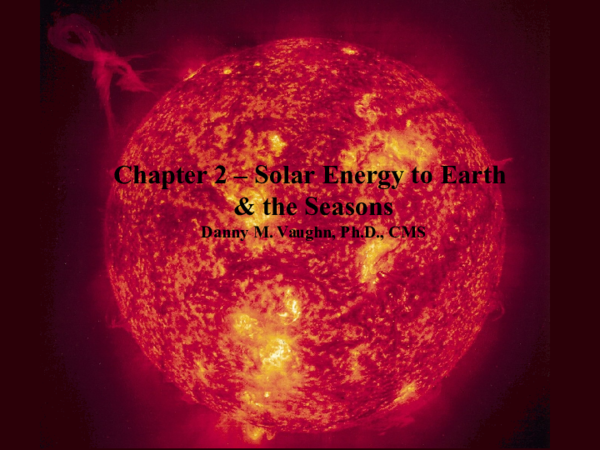 (PPT) EARTH SUN RELATIONSHIPS