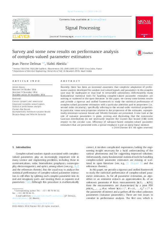 (PDF) Reshetov LA Survey and some new results on performance analysis ...