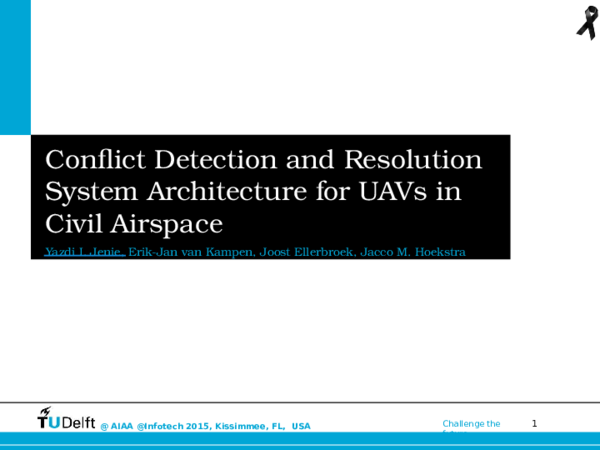 Conflict Detection and Resolution System Architecture for Unmanned ...