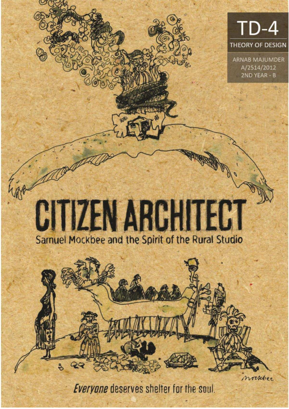 (PDF) Citizen Architect: Samuel Mockbee and the Spirit of the Rural Studio