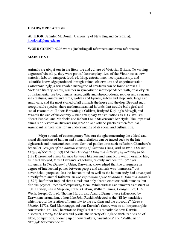 (PDF) Animals