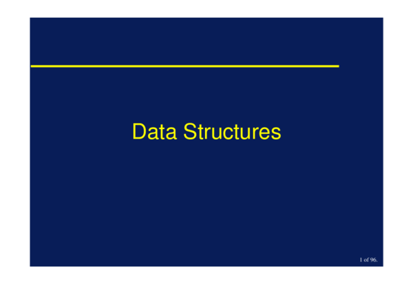 (PDF) Intro to Data Structures
