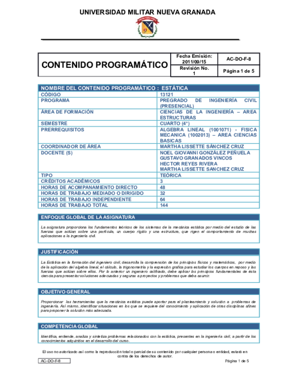 (DOC) CONTENIDO PROGRAMÁTICO