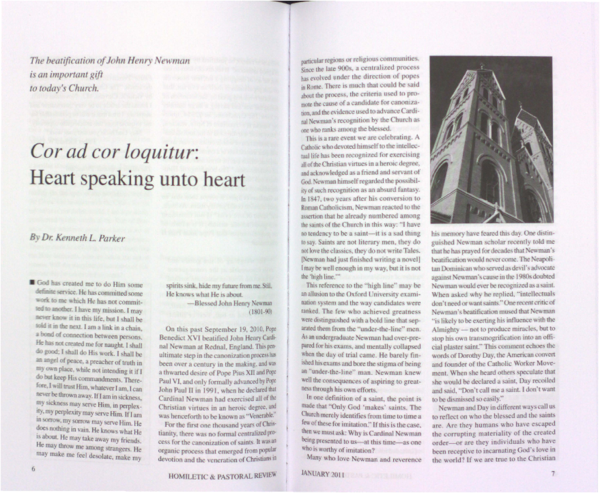 (PDF) “‘Cor ad cor loquitur’: Heart Speaking unto Heart—The ...
