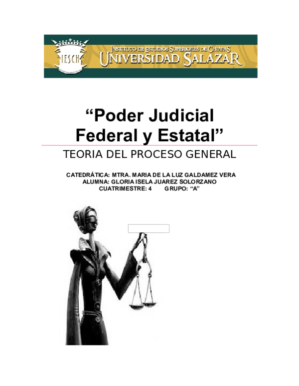 Facultades Exclusivas Del Poder Judicial En Mexico