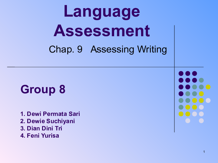 Assessing Writing