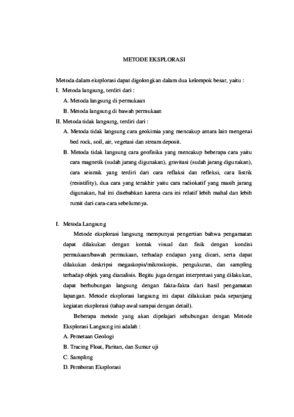 (PDF) B. Tracing Float, Paritan, dan Sumur uji C. Sampling