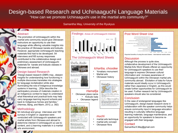 (PDF) Design-based Research and Uchinaaguchi Language Materials