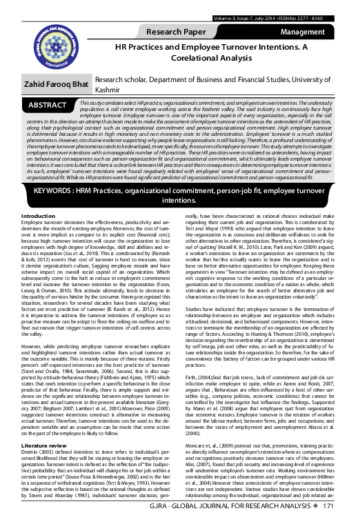 (PDF) GJRA -GLOBAL JOURNAL FOR RESEARCH ANALYSIS X 171 Research Paper ...