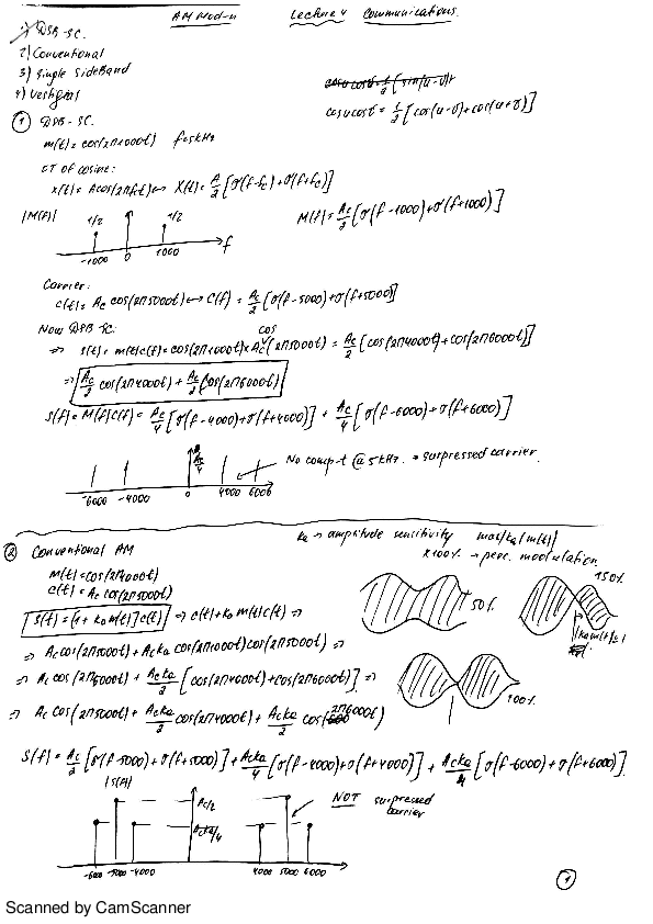 Pdf Lecture 4 Notes Communication Systems