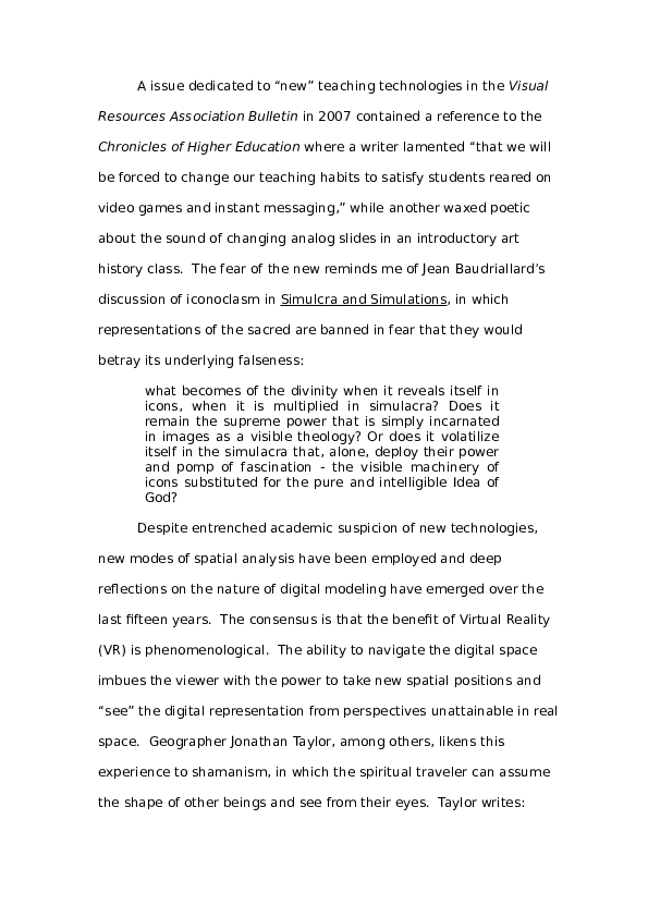 (DOC) That God Inhabits: Analysing Sacred Spaces in Virtual Reality