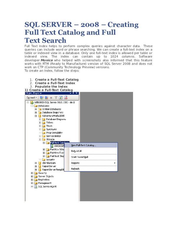 (DOC) SQL SERVER-MANUAL