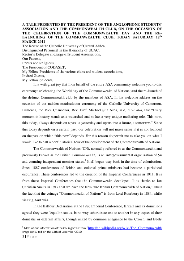 the commonwealth club