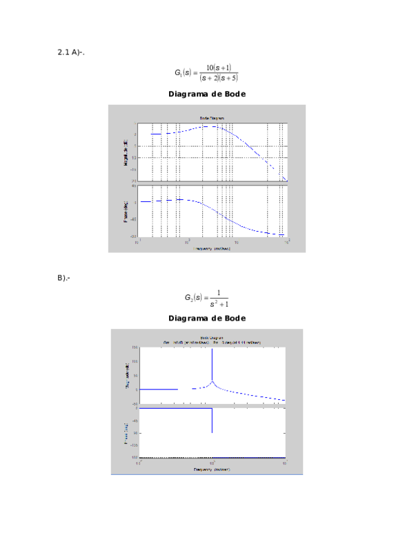 (DOC) Diagramas De Bode, Bode's Diagrams
