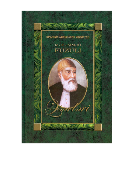 (PDF) Fuzuli Eserleri-Azerbaycan Lehcesi-1.ci.cilt