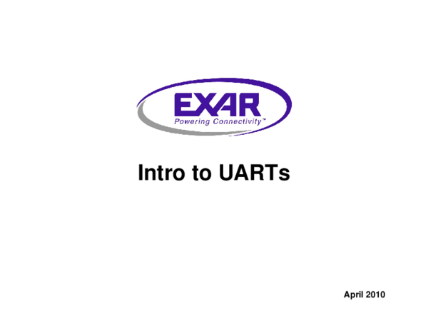 (PDF) Intro to UARTs