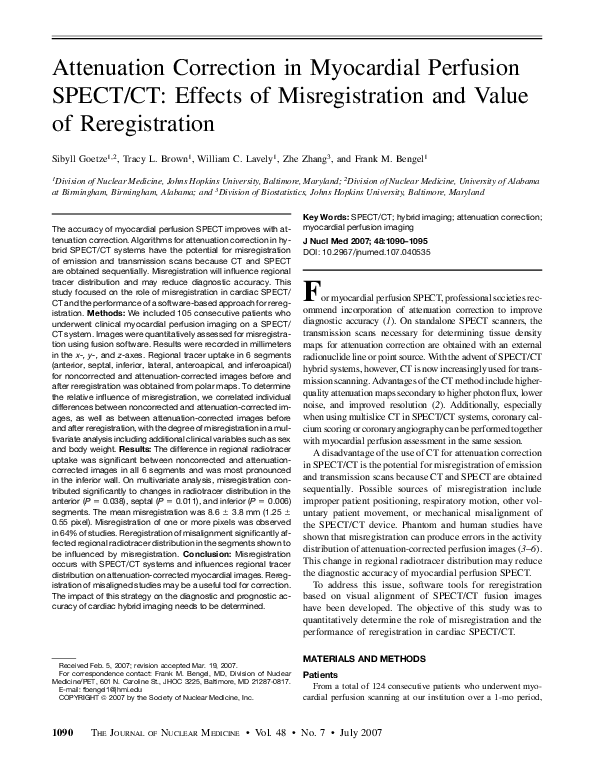 (PDF) Investigations into possible causes of hot inferior wall artifacts in attenuation ...