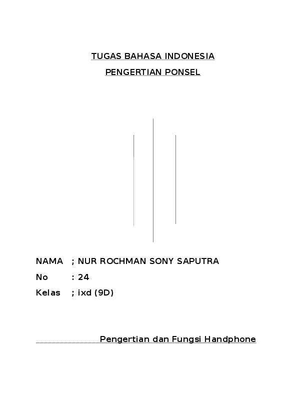 (DOC) Pengertian dan Fungsi Handphone