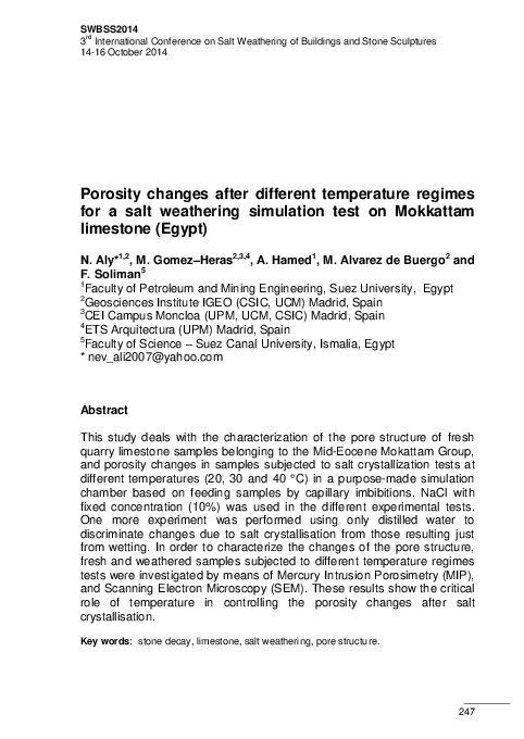 (PDF) Porosity changes after different temperature regimes for a salt ...