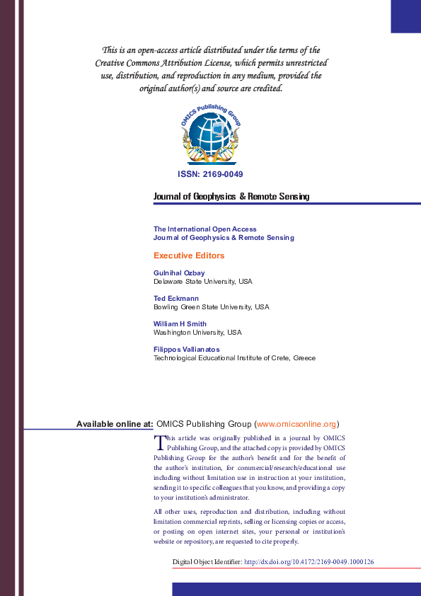 (PDF) The Red and Infrared IRS WiFS Satellite Data for Mapping of ...