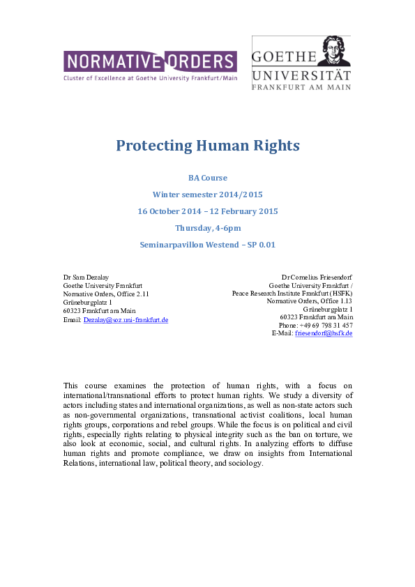 (PDF) Protecting human rights