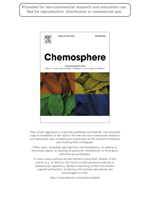 (PDF) Biochar as a sorbent for contaminant management in soil and water ...