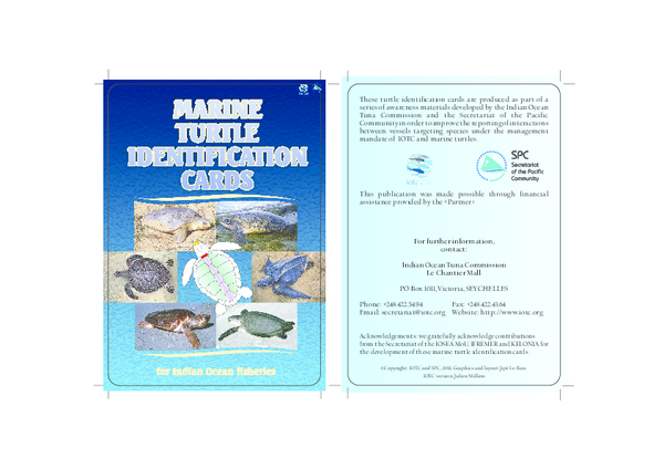 (PDF) Marine Turtle Identification Cards