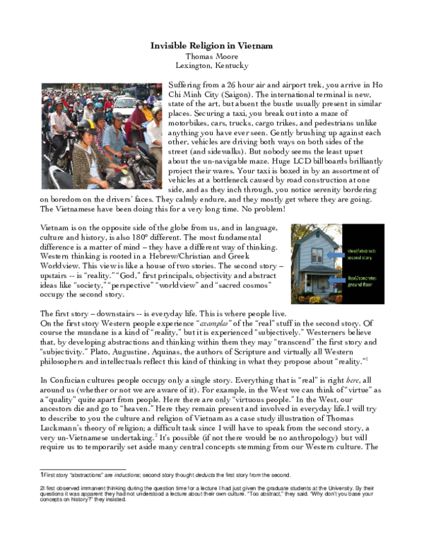 (PDF) Invisible Religion in Vietnam