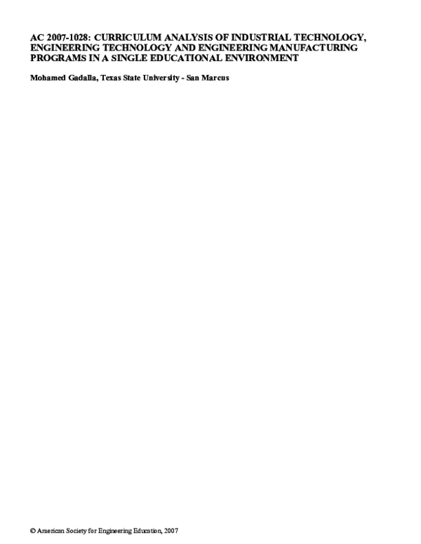 (PDF) A Proposed Approach To Design An Efficient Program In Industrial Technology | Dr. Mohamed ...