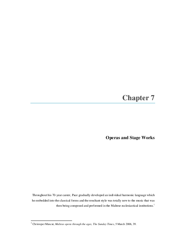 (PDF) Chapter 7 - Operas and Stage Works