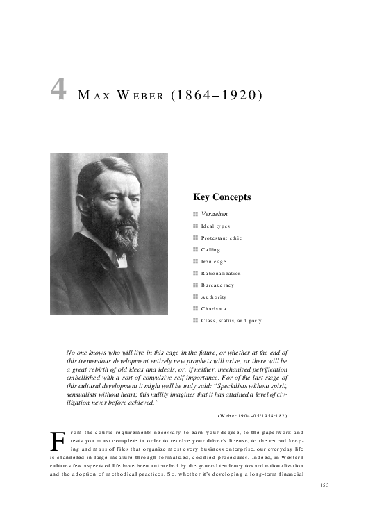 Max weber