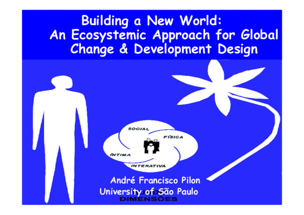 (PDF) An Ecosystemic Approach to Live Better in a Better World [ppt ...
