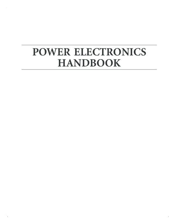 (PDF) Simple circuits for power electronics | Francesc Casanellas ...