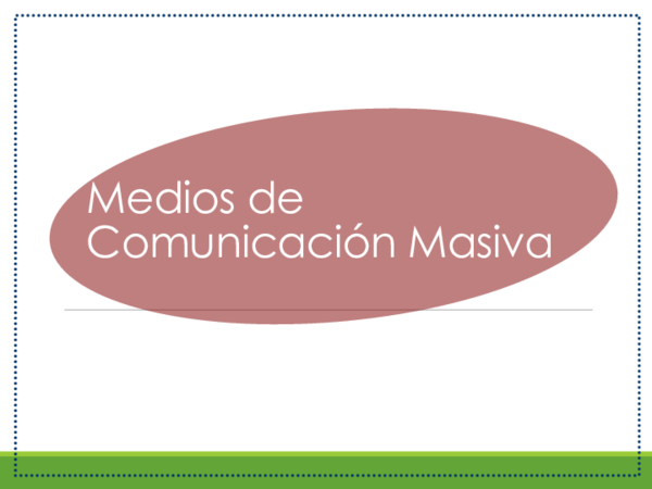 (PDF) Medios de Comunicación Masiva