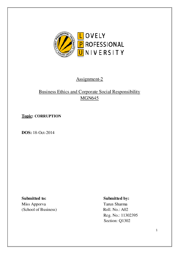 (PDF) Ethics assignment final