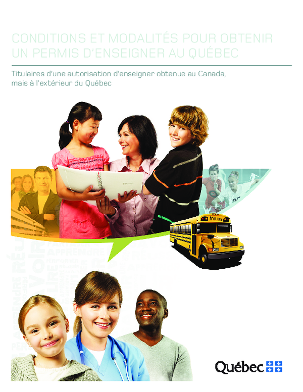 (PDF) Conditions et modalités pour obtenir un permis d'enseigner au ...