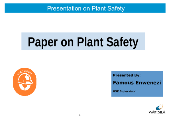 (PPT) Plant Safety