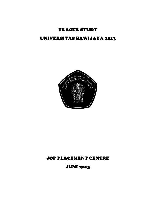 (PDF) Contoh Tracer Study